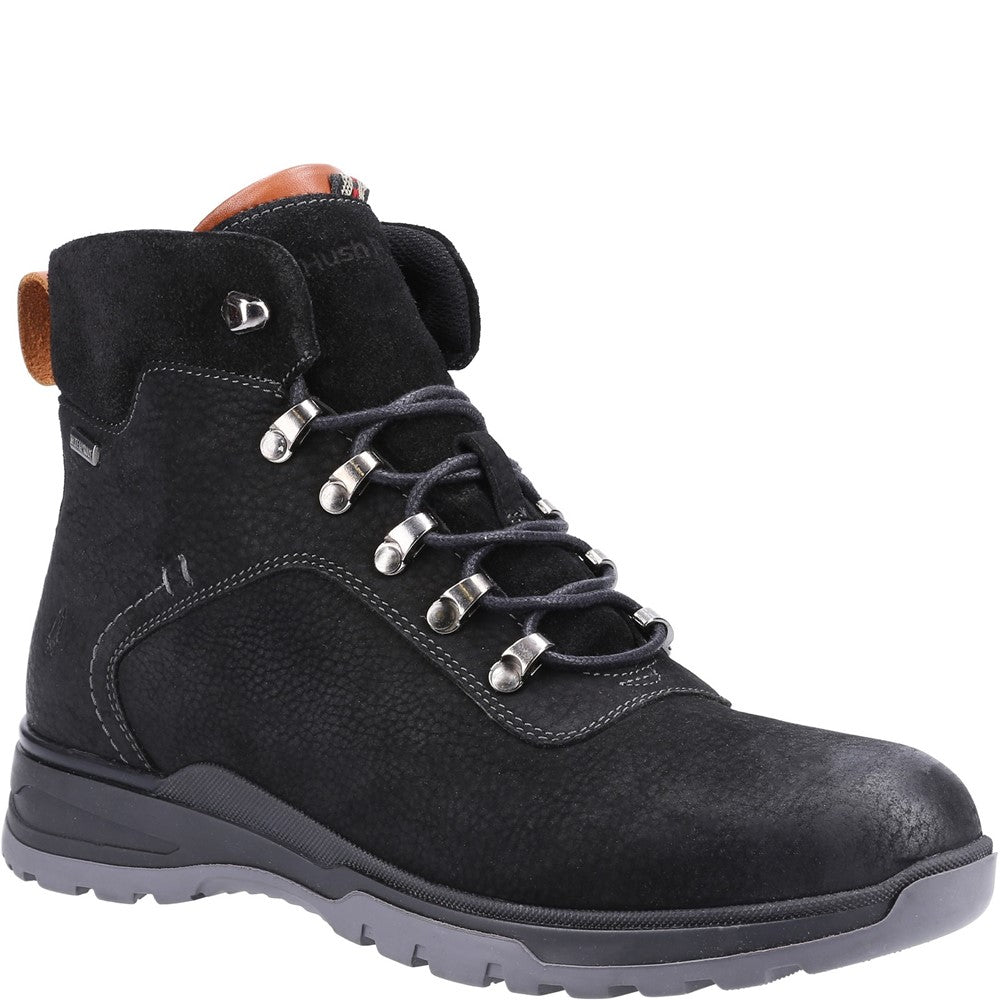 Mens Hush Puppies Paul Boot Black – Brantano
