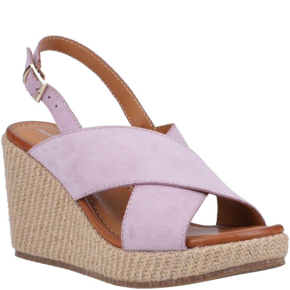 Womens Hush Puppies Perrie Wedge Sandal Lilac – Brantano