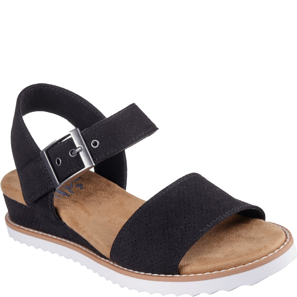 Womens Skechers Desert Kiss Serendipitous Sandal Black – Brantano