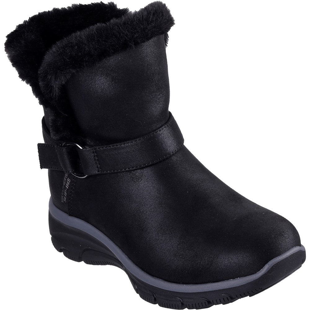 Womens Skechers Easy Going Dreamers Move Ankle Boots Black – Brantano