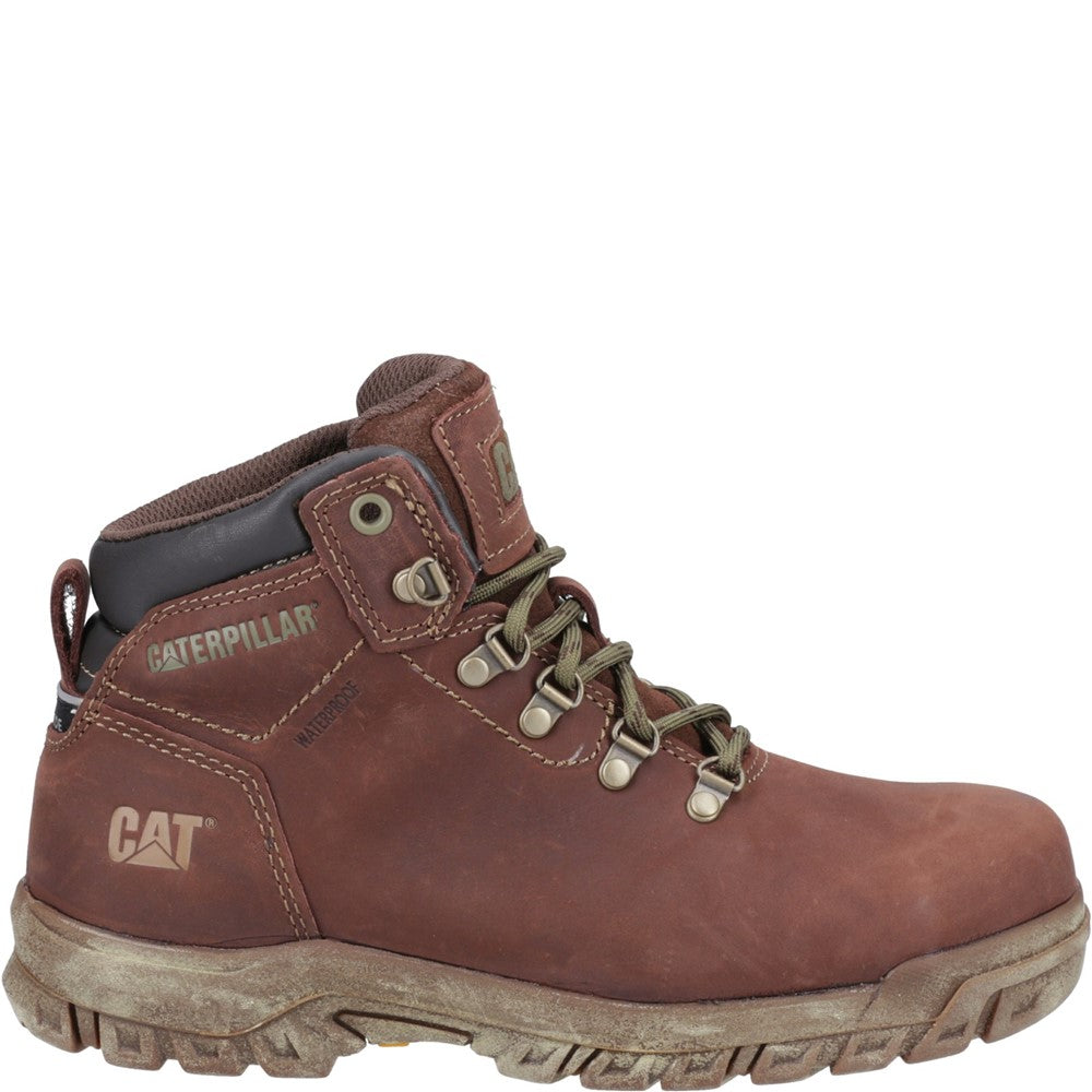 Womens Caterpillar Mae Safety Boot Brown – Brantano