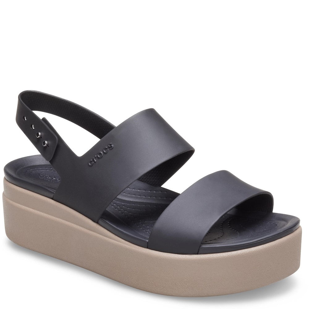 Womens Crocs Brooklyn Low Wedge Black – Brantano