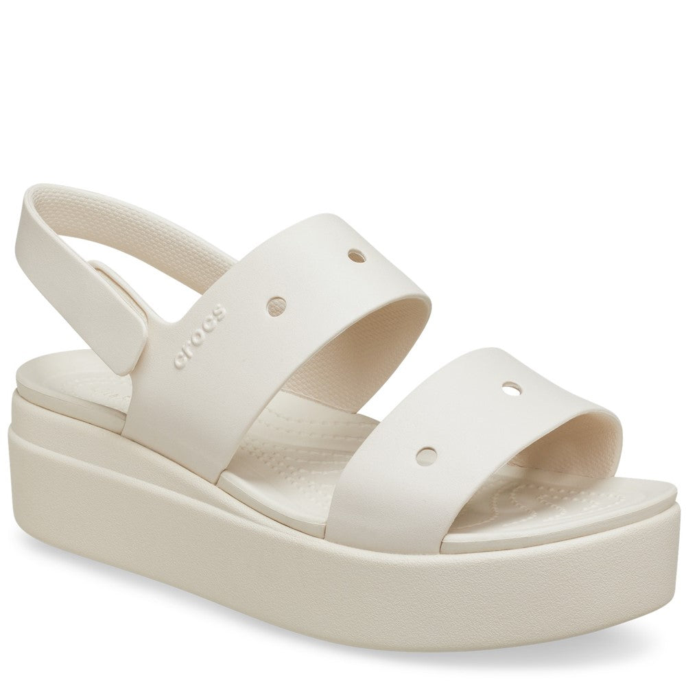 Womens Crocs Brooklyn 4U Wedge Off White – Brantano