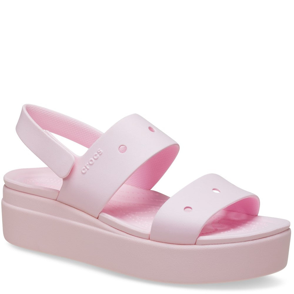 Womens Crocs Brooklyn 4U Wedge Pink – Brantano