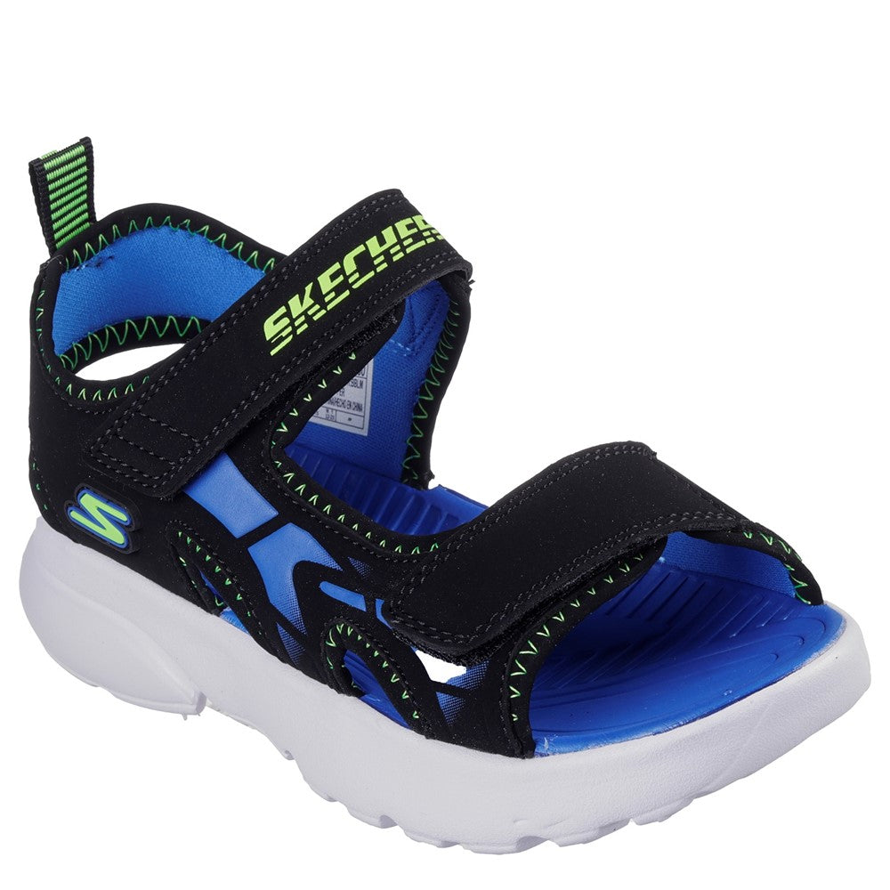 Boys Skechers Razor Splash Aqua Buddies Sandal Black – Brantano