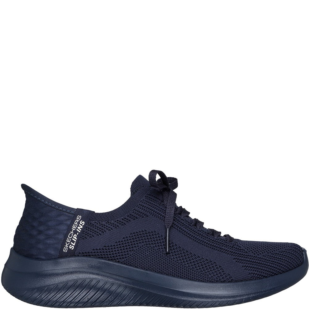 Womens Skechers Ultra Flex 3.0 Pure Color Trainers Navy – Brantano