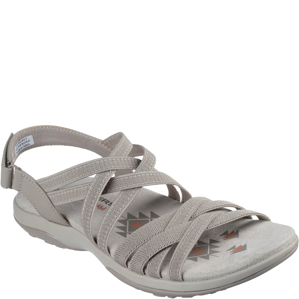 Womens Skechers Reggae Summer Getaway Sandal Taupe – Brantano