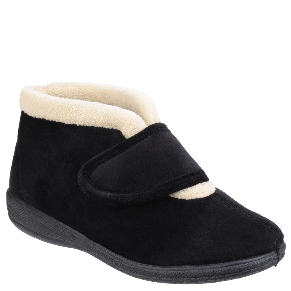 Womens Fleet & Foster Levitt Bootie Slipper Black – Brantano
