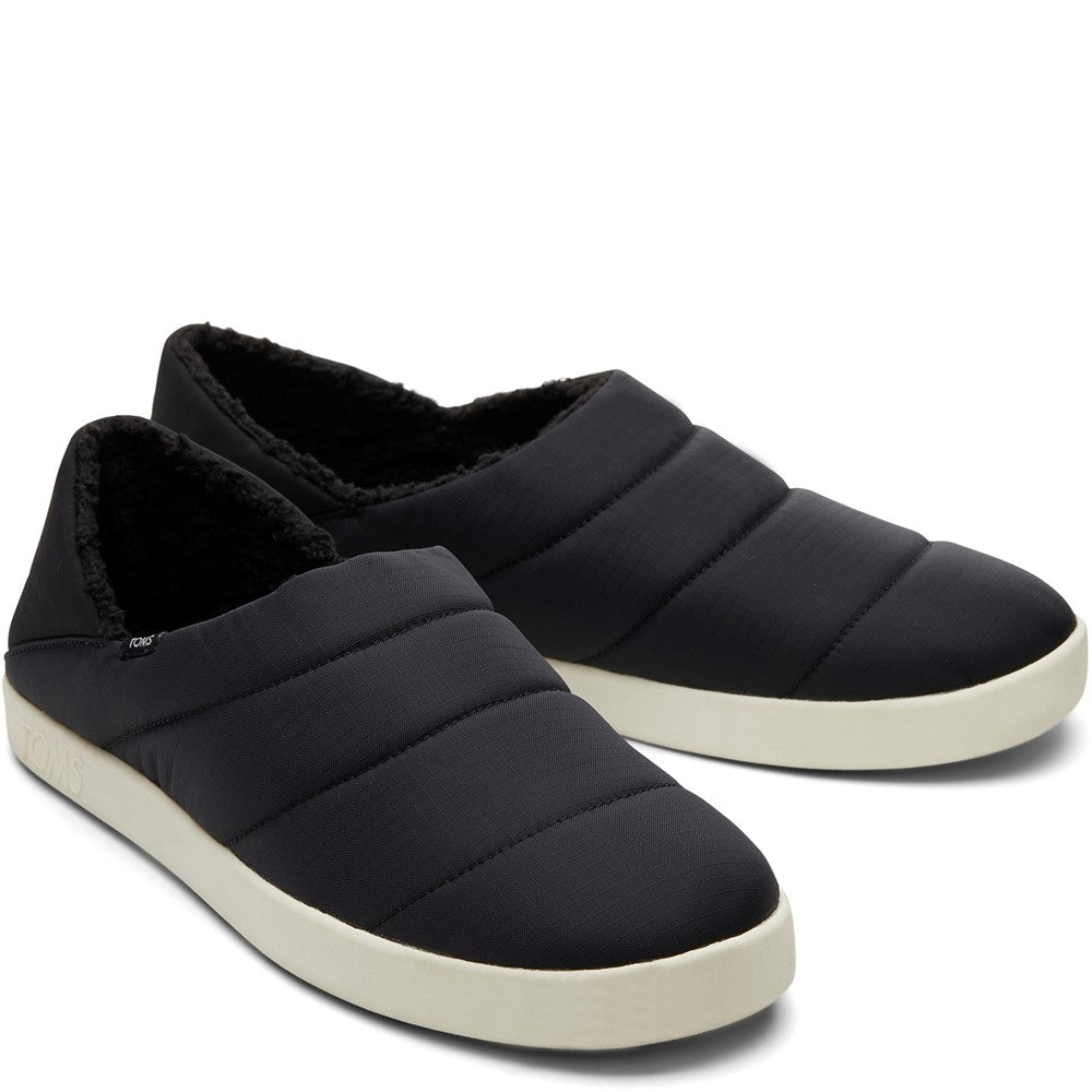Mens TOMS Ezra Classic Slippers Black – Brantano