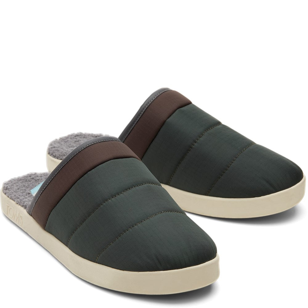 Mens TOMS Harbor Mule Slippers Multicoloured – Brantano