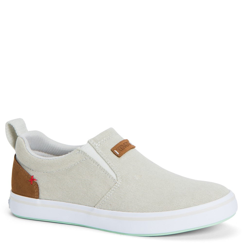 Womens Xtratuf Sharkbyte Canvas Deck Shoe Cream – Brantano