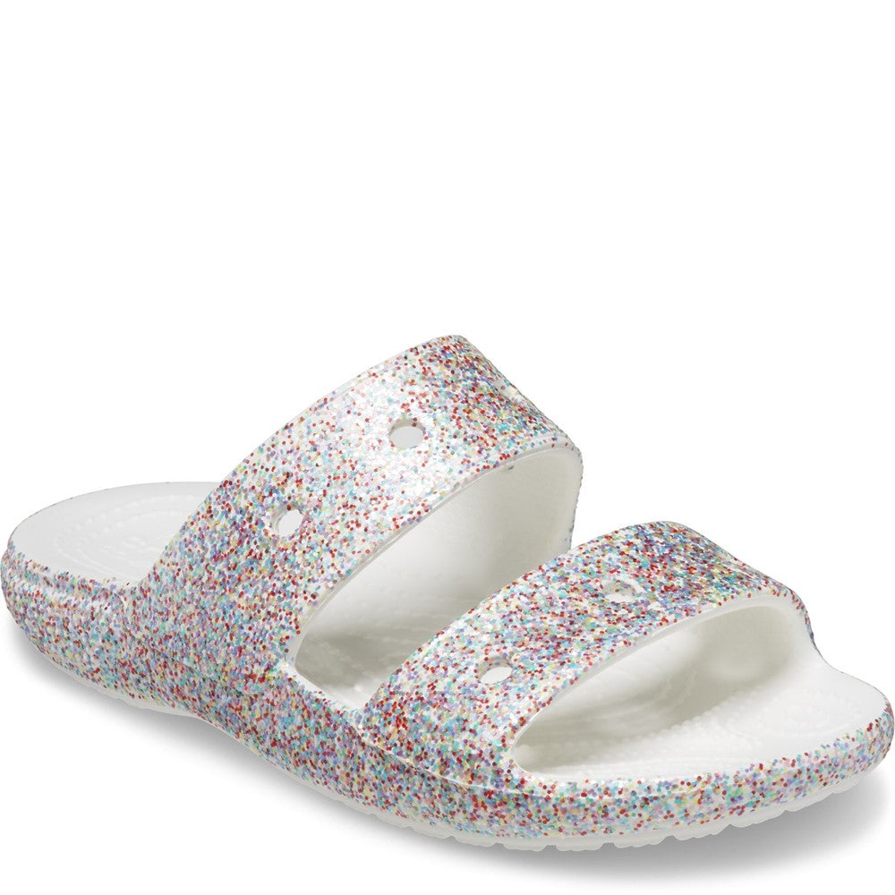 Kids Crocs Classic Sprinkles Sandal Silver – Brantano