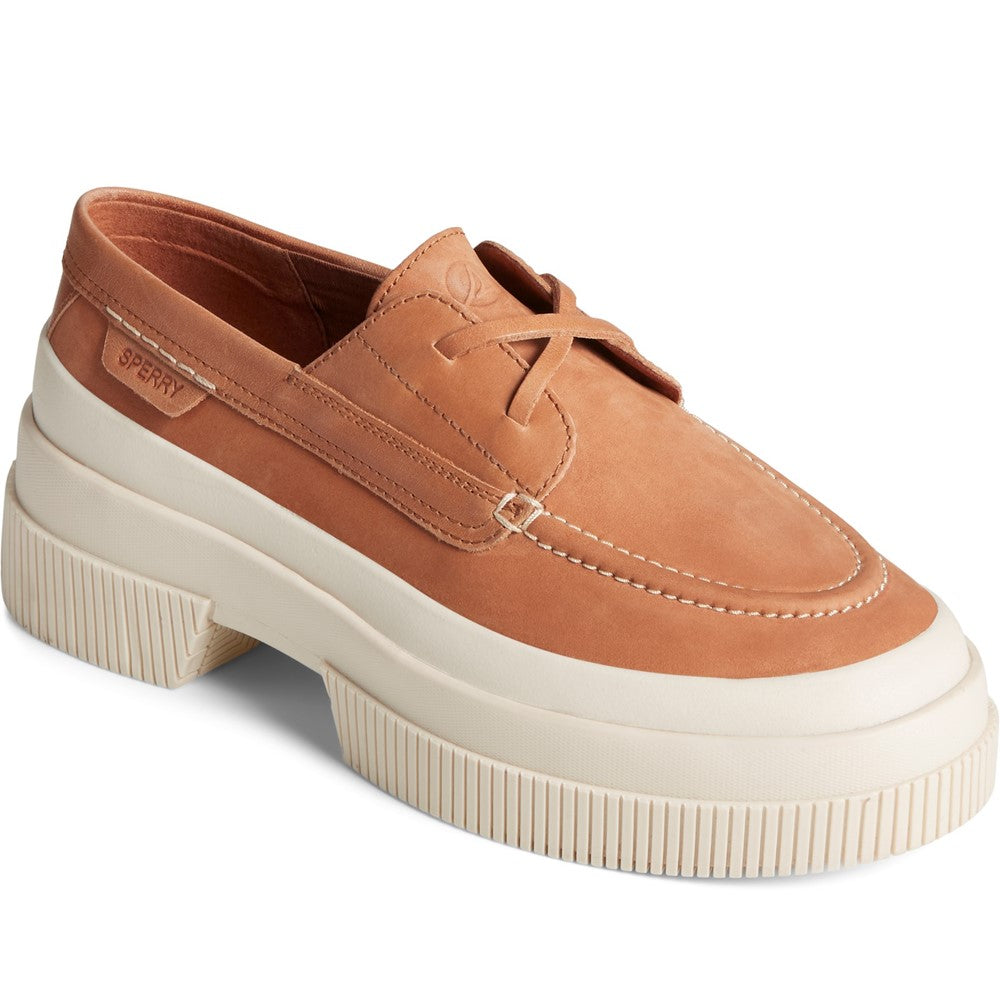 Womens Sperry Platform Boat Shoes Tan – Brantano