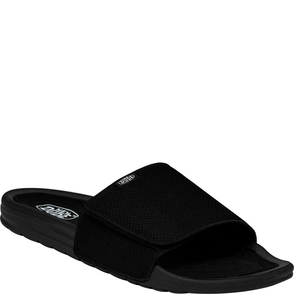 Unisex HEYDUDE Pheonix Basic Knit Sandal Black – Brantano